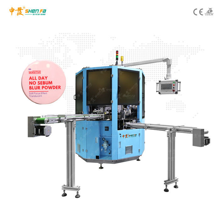 Automatic 1 Color Screen Printing Machine For Flat Surface Products 7KW