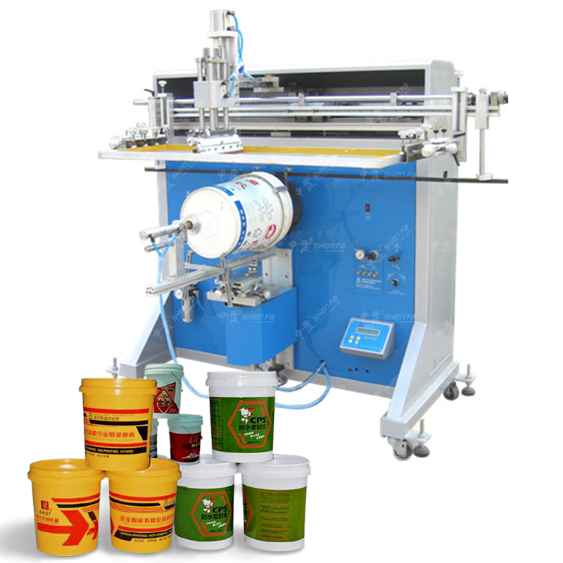 Semi-Automatic Screen Printing Machine for Plastic Containers