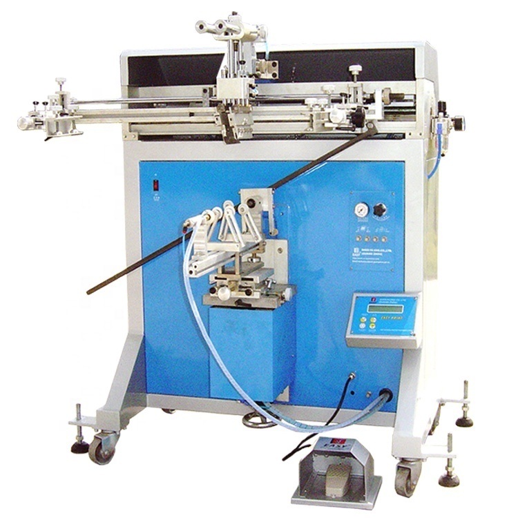 Semi-Automatic Screen Printing Machine with Max. φ180mm*350mm Print ...