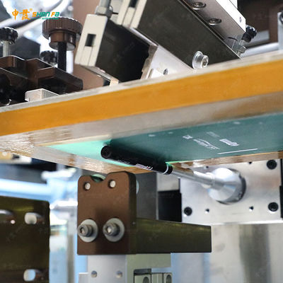 Rotating Two Color Screen Printing Machine For Cosmetic Barrels